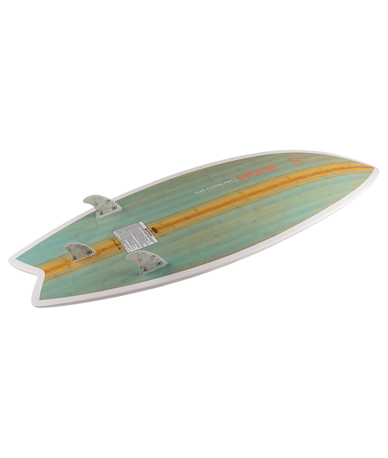 Ronix Women’s Fish Koal Classic | Wood-Laminate Surf-Style Wakesurf ...