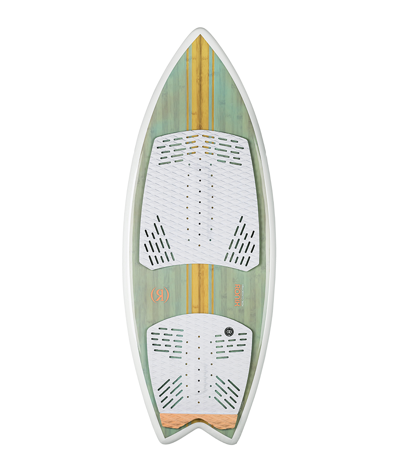 Ronix Women’s Fish Koal Classic | Wood-Laminate Surf-Style Wakesurf ...